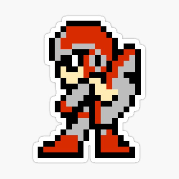 "Protoman" Sticker for Sale by NicheTown | Redbubble