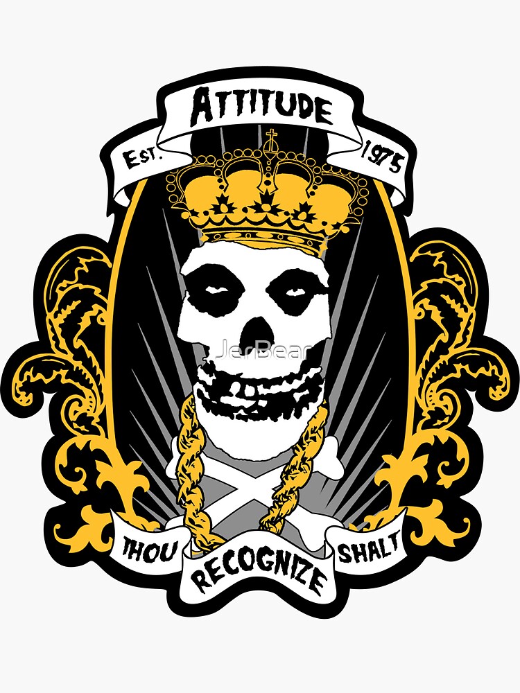 "Attitude" Sticker for Sale by JerBear | Redbubble
