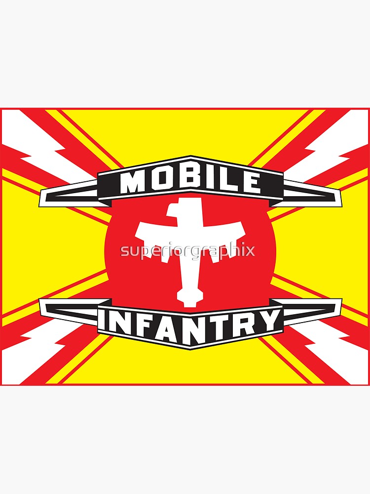 "Mobile Infantry Flag" Sticker for Sale by superiorgraphix | Redbubble