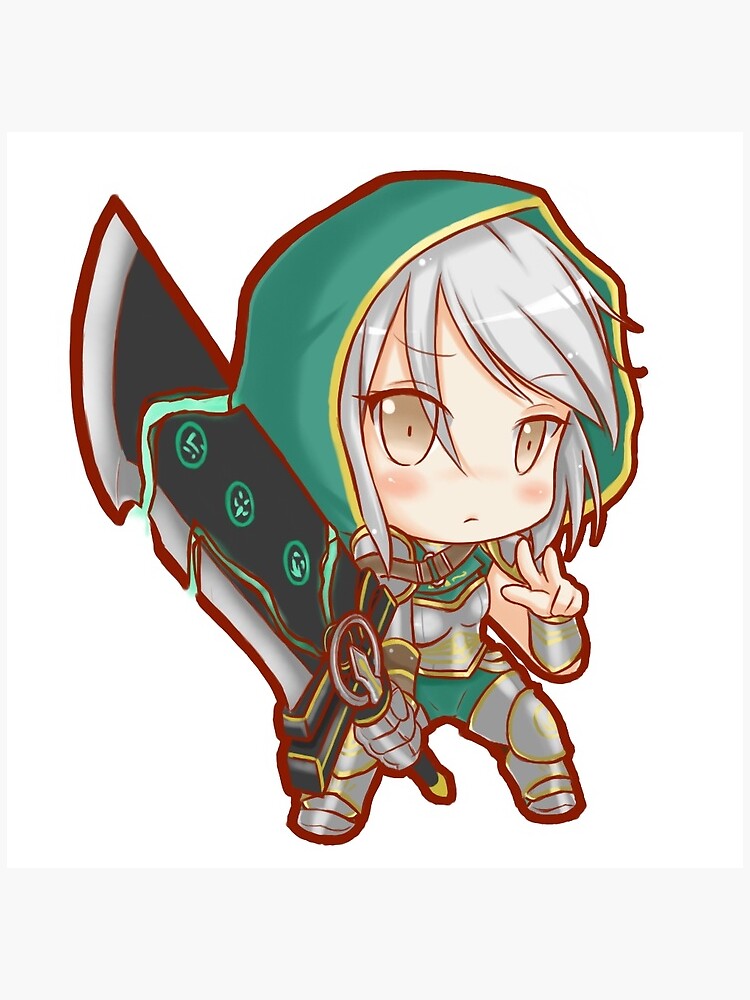"Chibi Riven" Sticker for Sale by xValkyrie | Redbubble