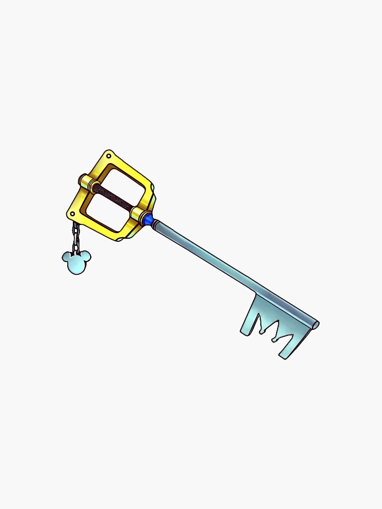 "keyblade" Sticker for Sale by bigams | Redbubble