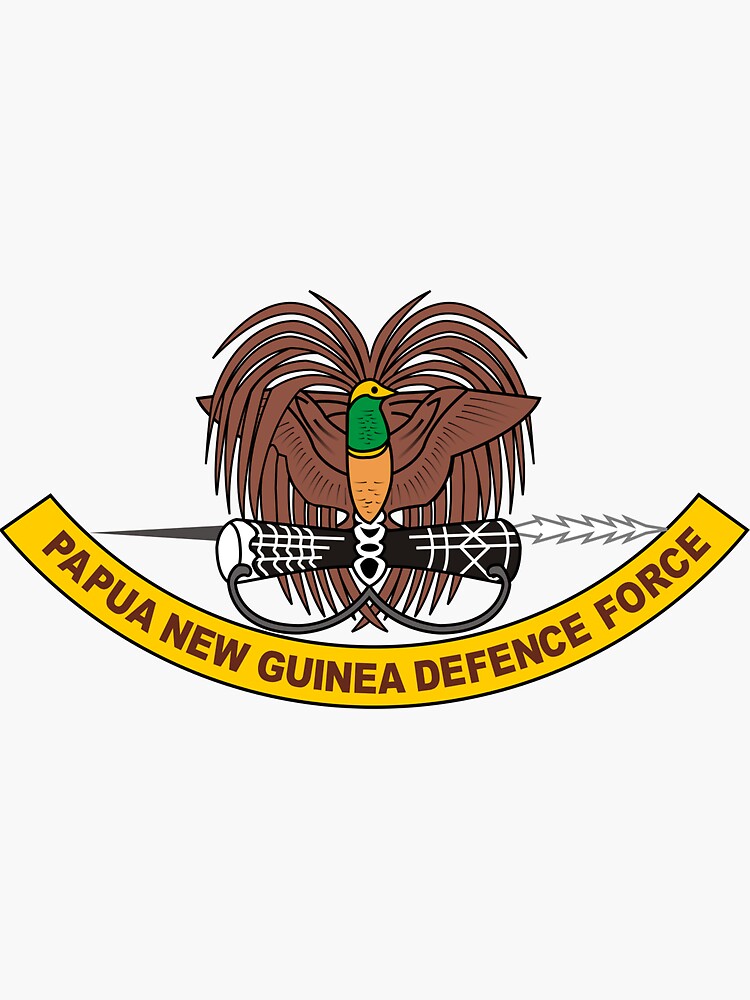 "Papua New Guinea Defence Force Emblem" Sticker for Sale by abbeyz71 ...