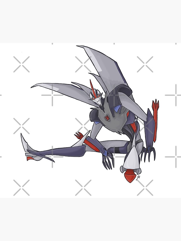 "Starscream sitting" Canvas Print for Sale by scorpiondoctor | Redbubble