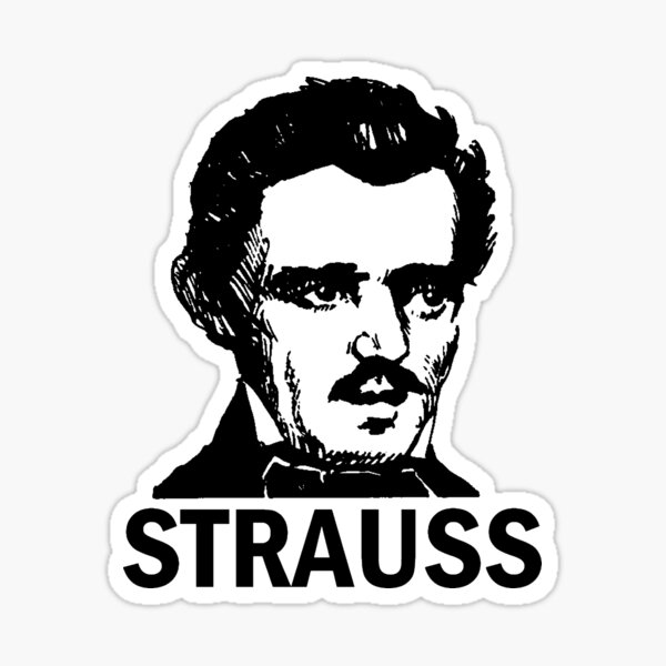"Johann Strauss I" Sticker for Sale by IMPACTEES | Redbubble