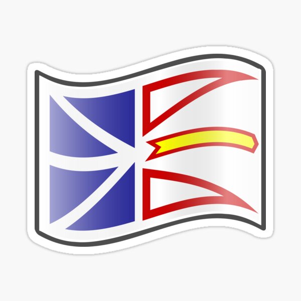 "Newfoundland and Labrador Flag" Sticker by abbeyz71 | Redbubble