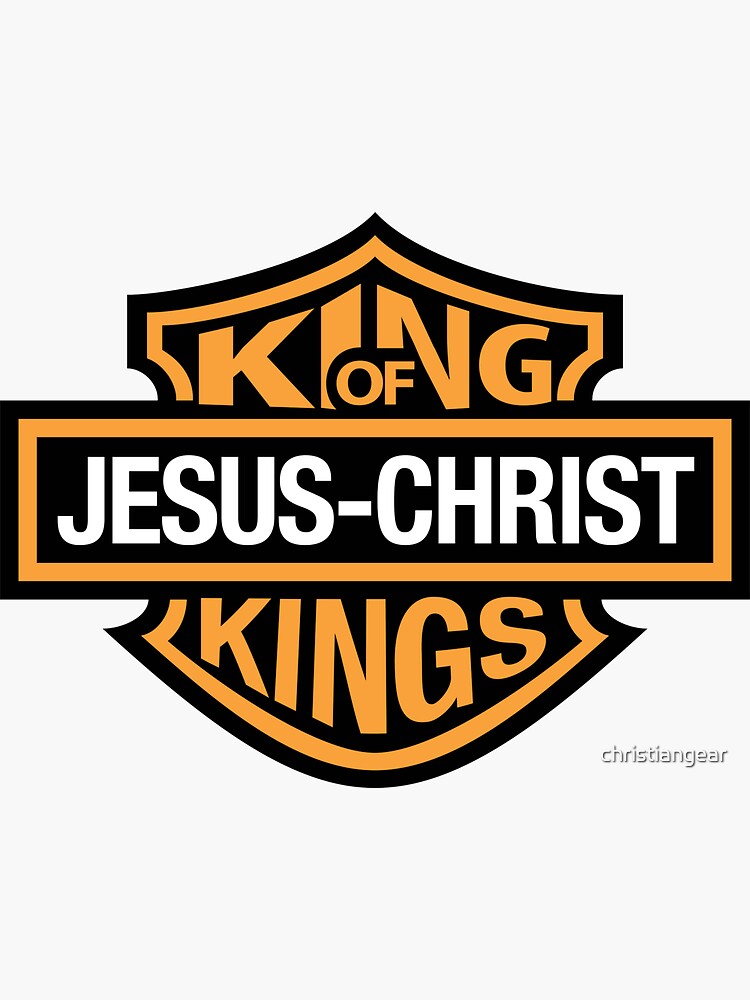 "King of Kings" Sticker for Sale by christiangear | Redbubble