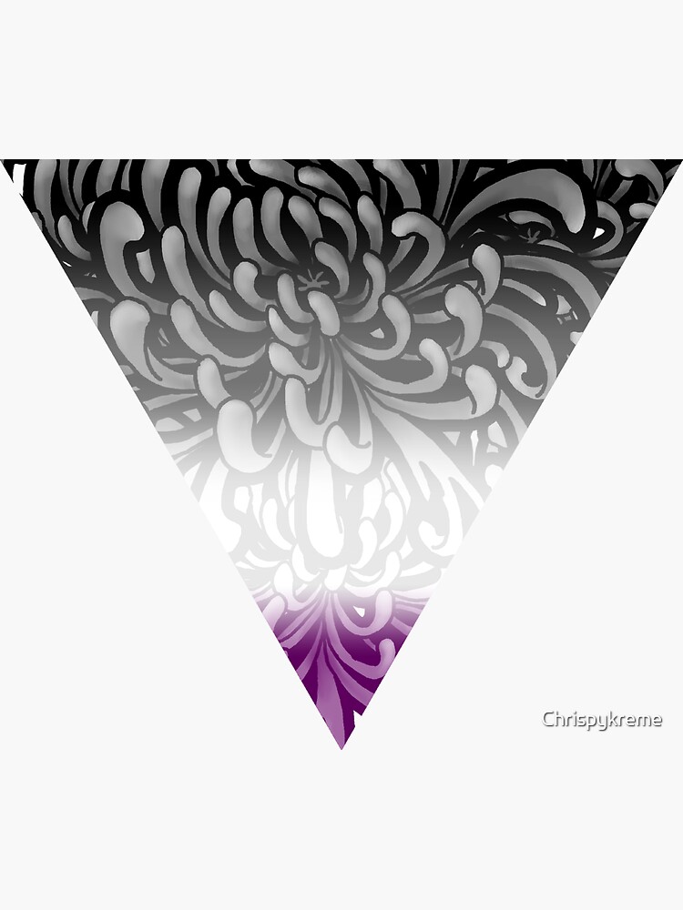 "Ace Pride Triangle" Sticker for Sale by Chrispykreme | Redbubble