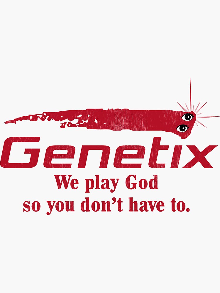 "Genetix Promotional Wear v2" Sticker for Sale by dopefish | Redbubble
