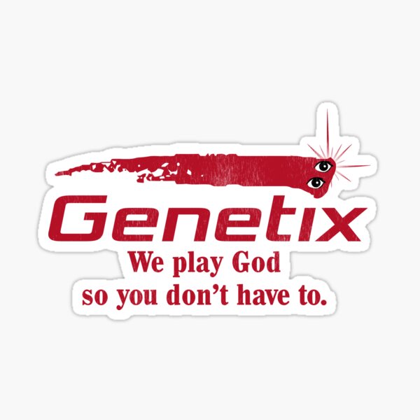 "Genetix Promotional Wear v2" Sticker for Sale by dopefish | Redbubble