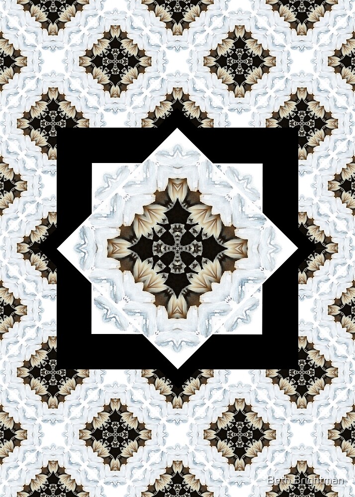 «patrón de diamante de piel de cabra con cruz» de Beth Brightman ...