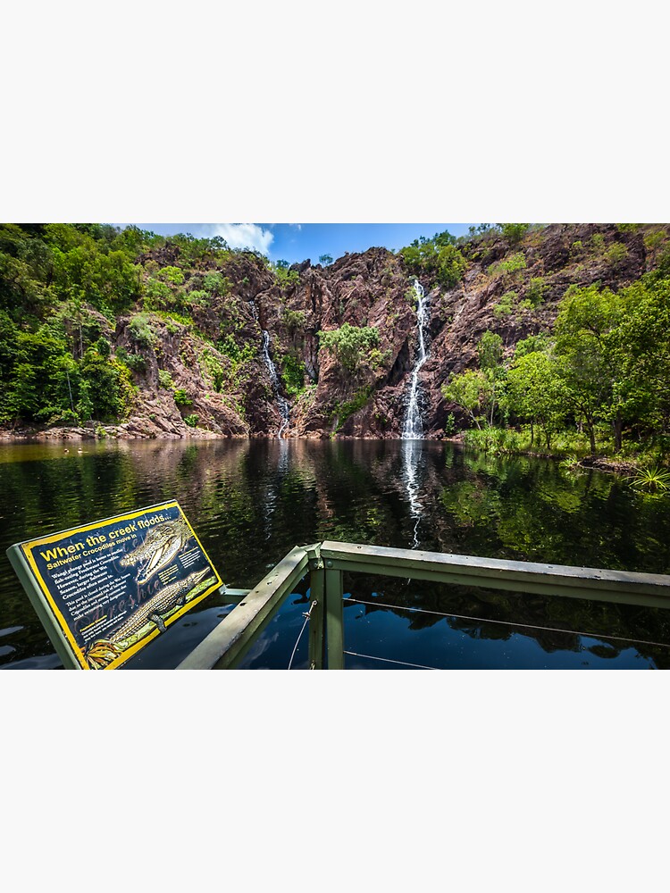 "Wangi Falls Crocs" Sticker for Sale by RussellCharters | Redbubble