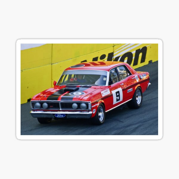 "Allan Moffat Ford Falcon GTHO" Sticker for Sale by TGrowden | Redbubble