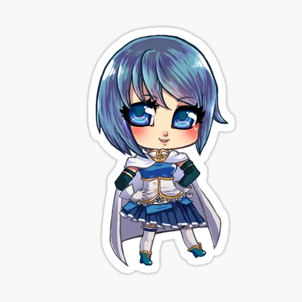 "Magical Girl- Sayaka" Sticker by yokokins | Redbubble