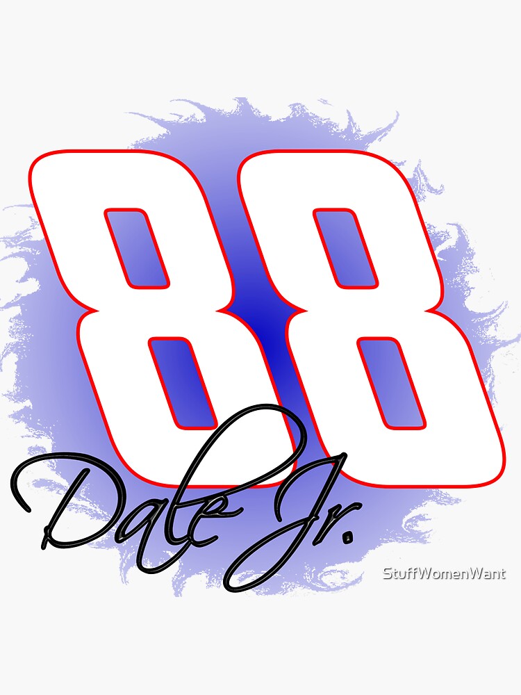 "88 Dale Jr" Sticker for Sale by StuffWomenWant | Redbubble