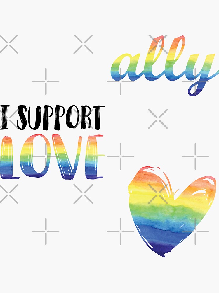 "Ally" Sticker for Sale by randilynn18 | Redbubble