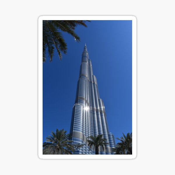 "Burj Khalifa Dubai Mall, Dubai" Sticker for Sale by AravindTeki ...