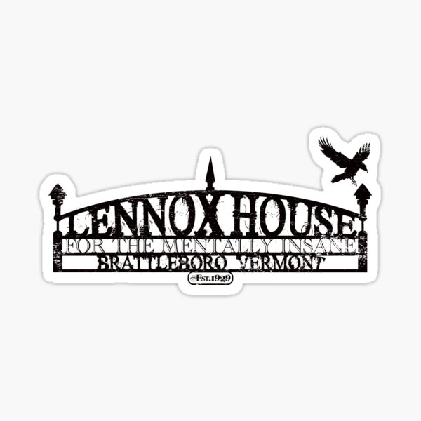 "Lennox House" Sticker by superiorgraphix | Redbubble