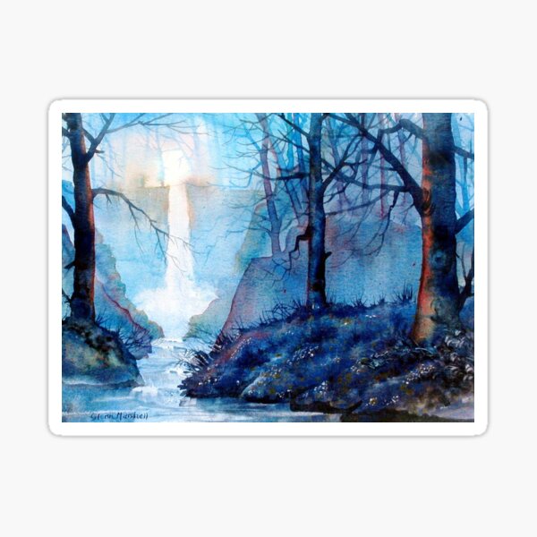 "Sylvan Spout" Sticker by treeman | Redbubble