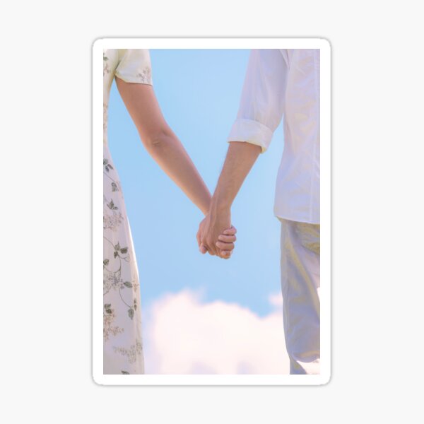 "hand in hand" Sticker by JoanaKruse | Redbubble