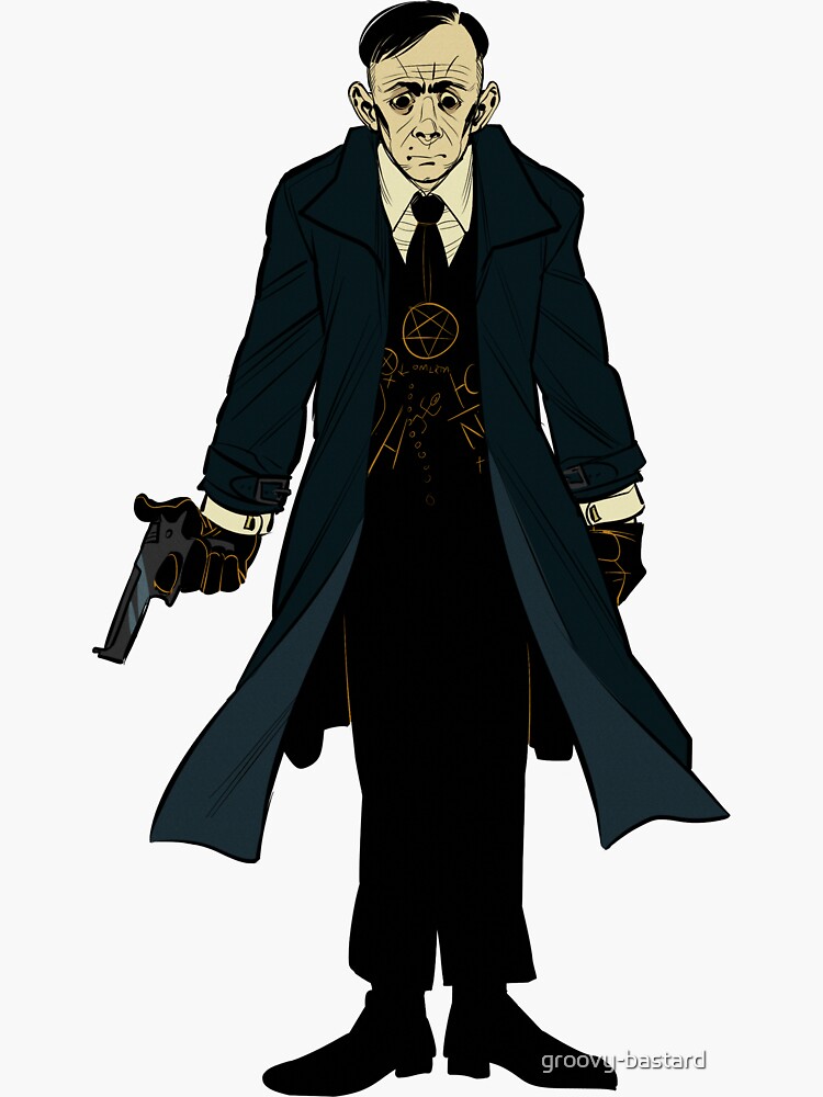 "The Frighteners-- Milton Dammers" Sticker for Sale by groovy-bastard ...