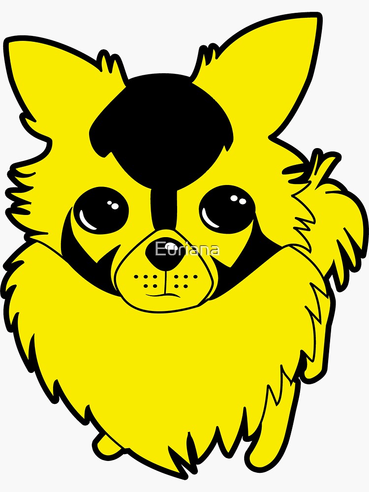 "Bumblebee Dog" Sticker by Euriana | Redbubble