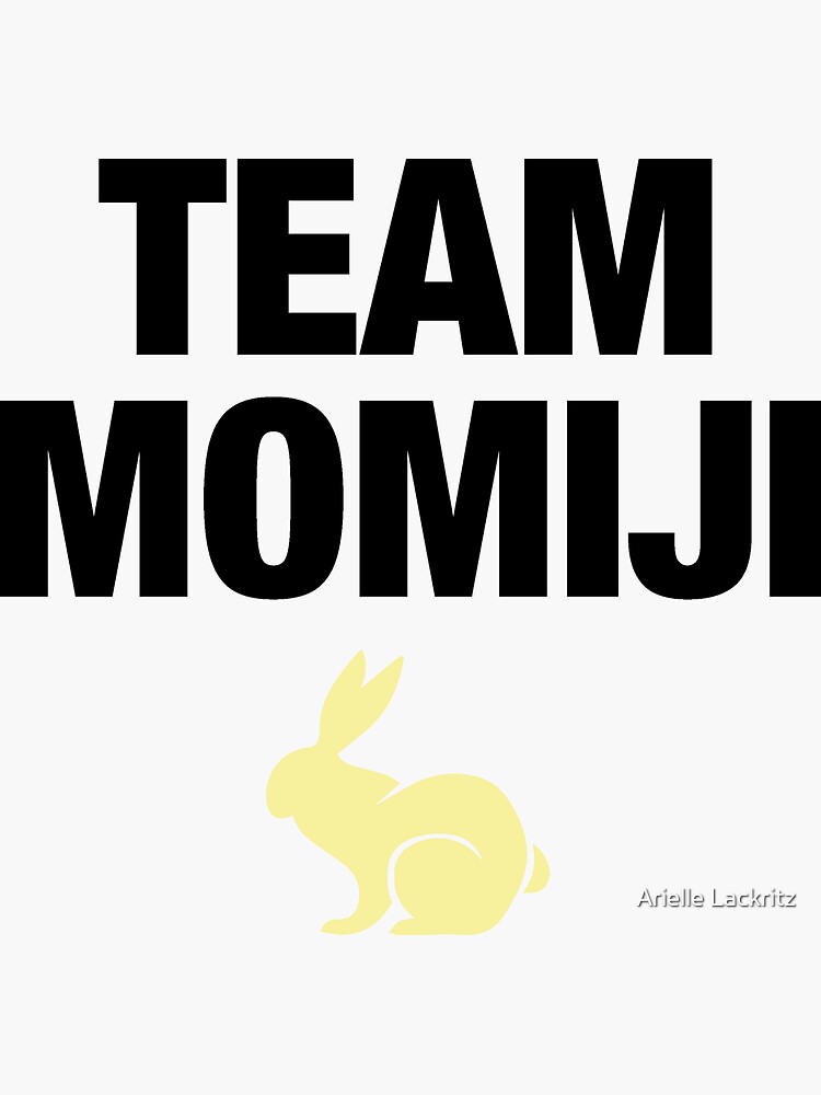 "Team Momiji" Sticker by cows101924 | Redbubble