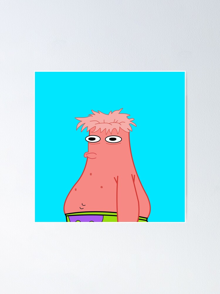 "Ripped Head Pin Head Patrick - SpongeBob" Poster by CarlosGA | Redbubble