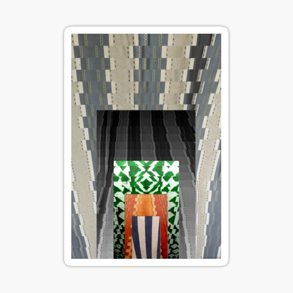 "The Problem with Perspective 25a, collage, art print." Sticker for ...