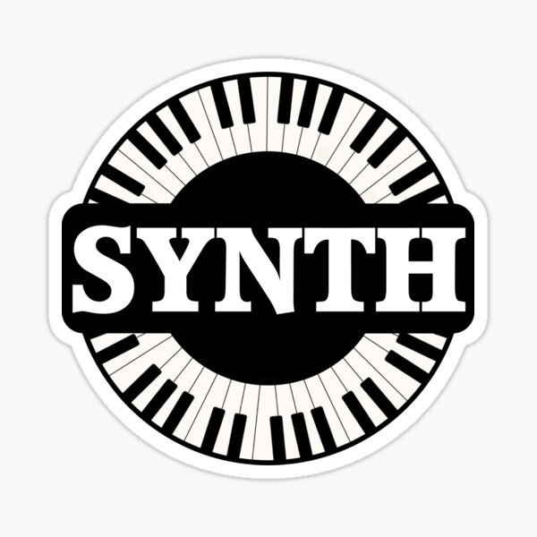 "Synth Keyboard" Sticker by mayala | Redbubble