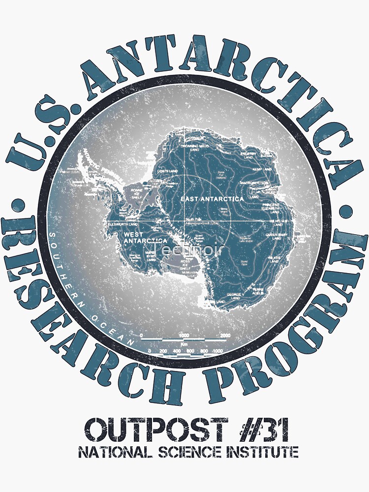 "OUTPOST #31" Sticker by Technoir | Redbubble