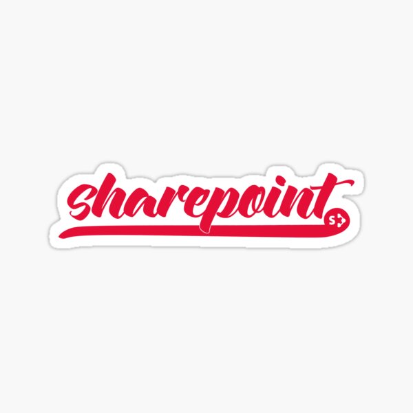 "Just SharePoint - Red" Sticker for Sale by myclubtees | Redbubble