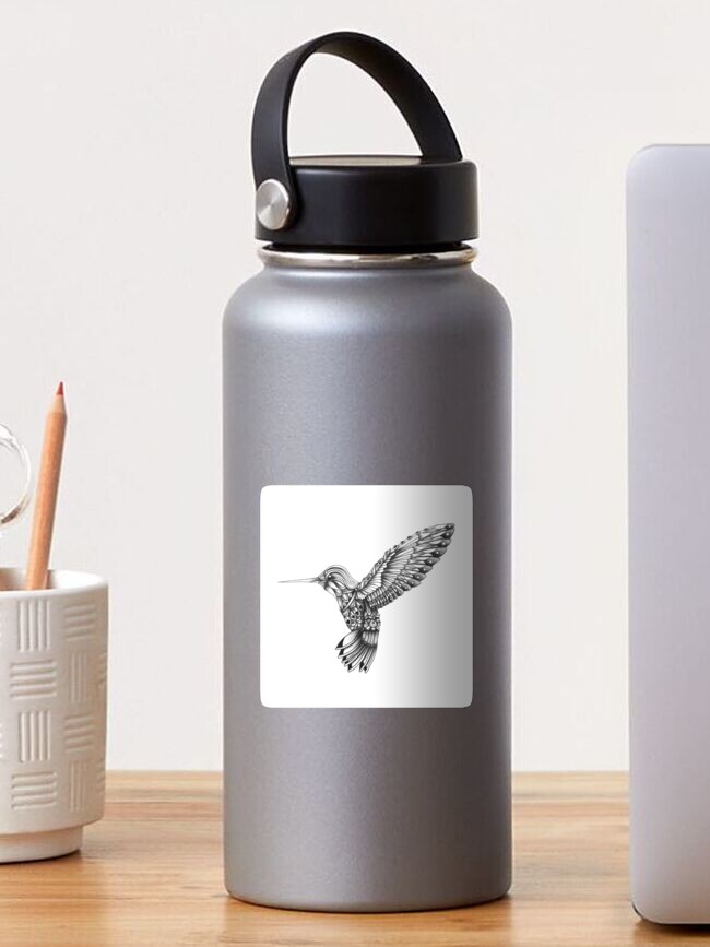 "Ornate Colibri" Sticker for Sale by psydrian | Redbubble