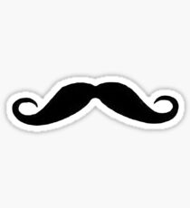 Mustache Stickers | Redbubble