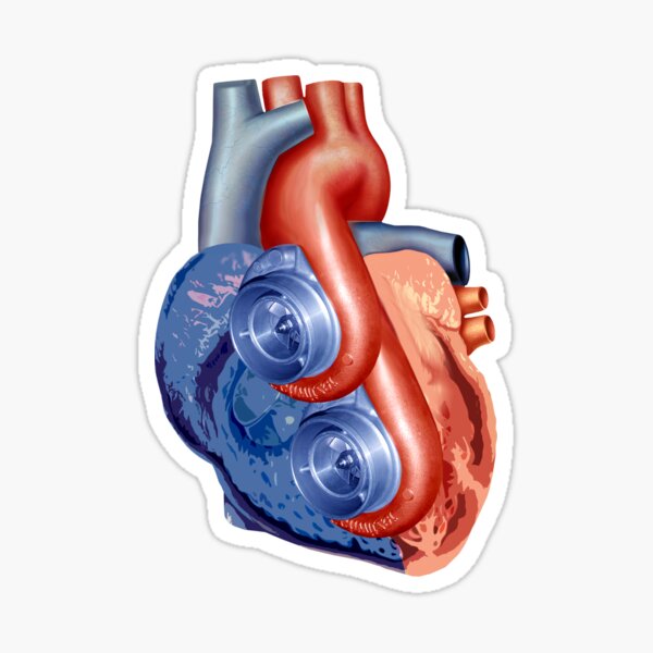 "Twin Turbo Heart" Sticker by brpbi | Redbubble