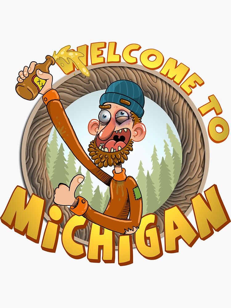 "Pure Michigan" Sticker for Sale by DanielHurd | Redbubble