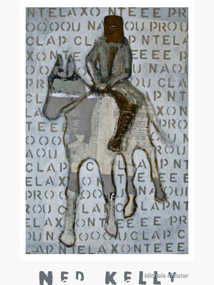 "Ned Kelly " Sticker by michelara | Redbubble