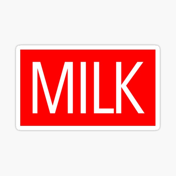 Milk Box Stickers | Redbubble