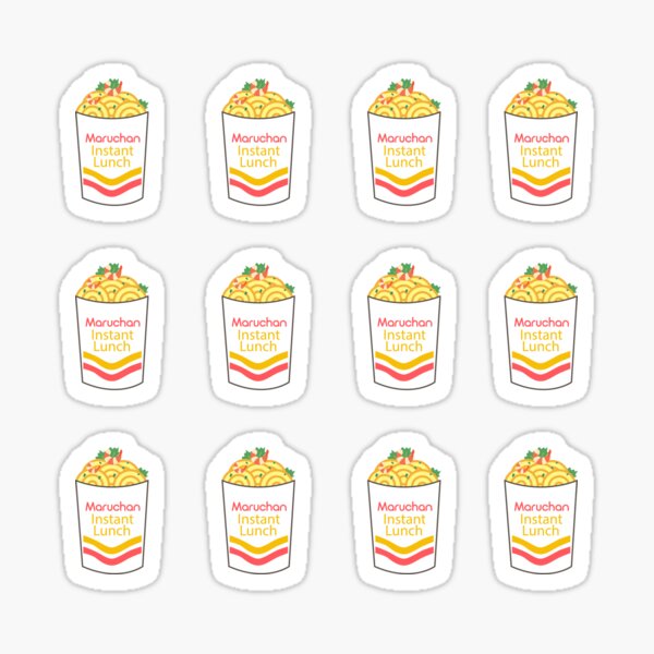 Maruchan Stickers | Redbubble