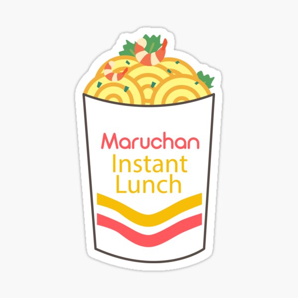 Maruchan Stickers | Redbubble