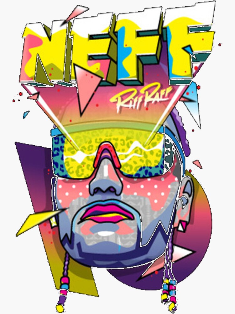 "riff raff neff" Sticker for Sale by Heneyfendley | Redbubble