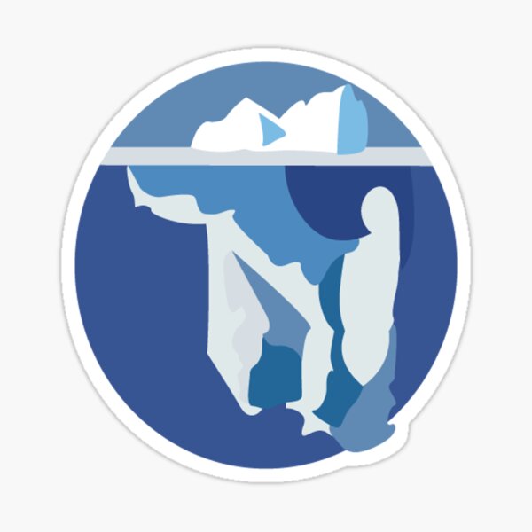 Sticker: Iceberg | Redbubble