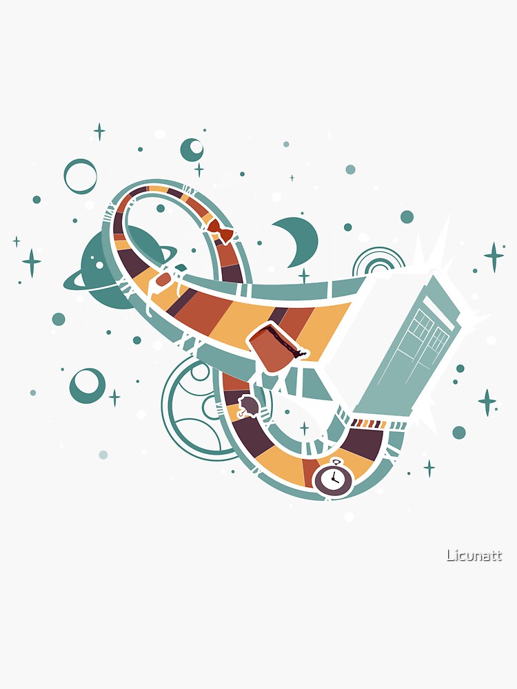 "Time Loops" Sticker by Licunatt | Redbubble