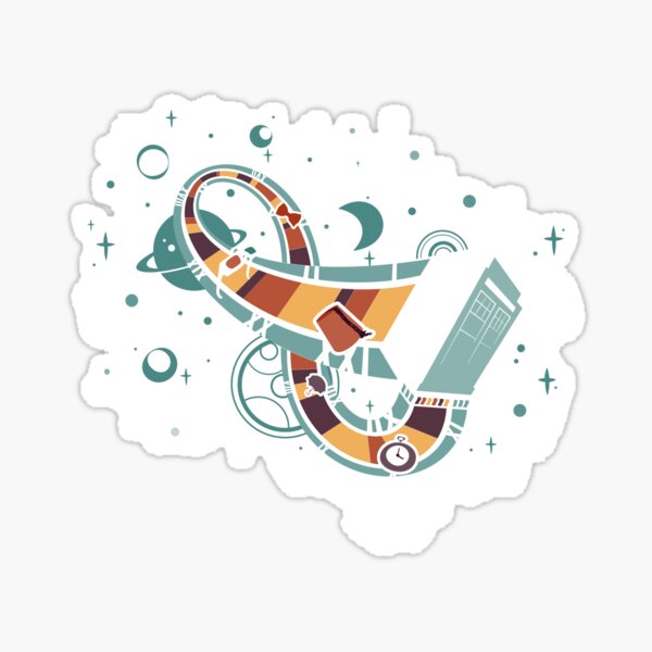 "Time Loops" Sticker by Licunatt | Redbubble