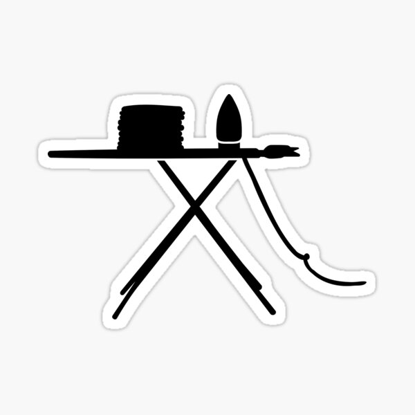 Ironing Board Stickers | Redbubble