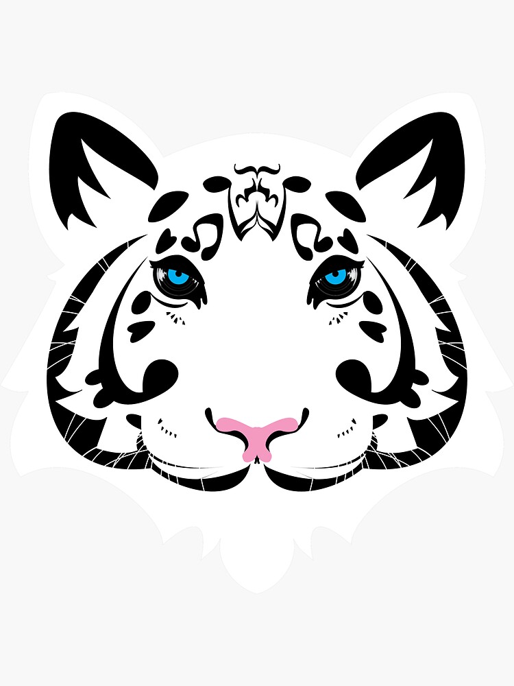 "Musical Tiger" Sticker for Sale by unsweetea | Redbubble