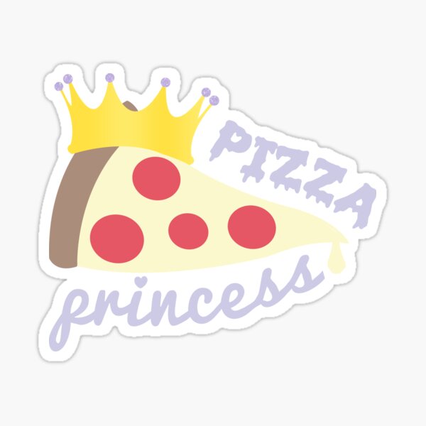 "Pizza Princess" Sticker by lapris | Redbubble