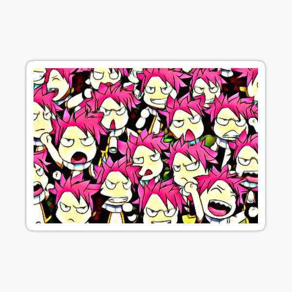 "Mini Natsu" Sticker by ashb0805 | Redbubble