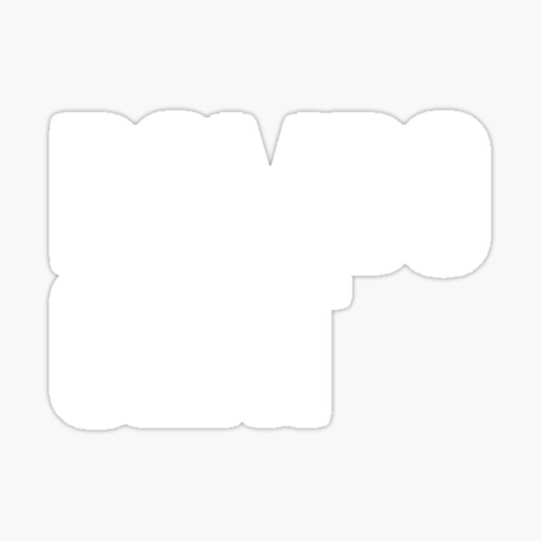 "Bomboclat (white)" Sticker for Sale by joshunter | Redbubble