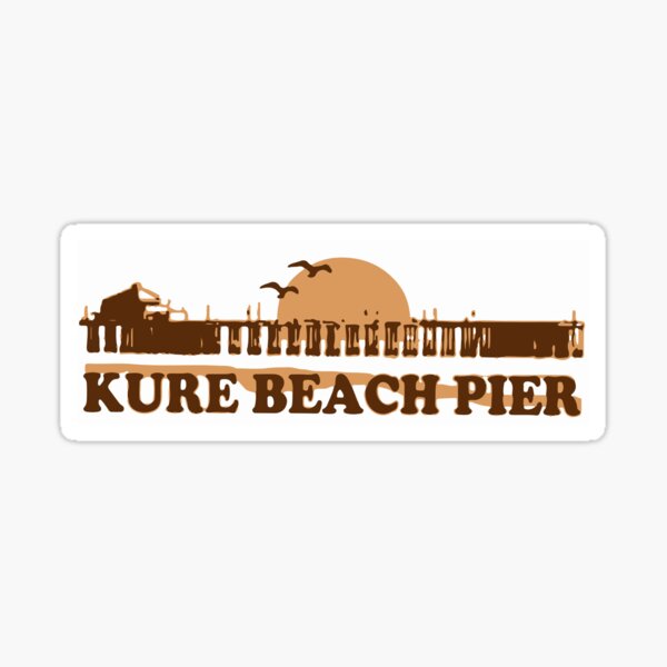"Kure Beach - North Carolina. " Sticker by ishore1 | Redbubble