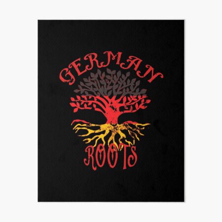 "German Roots Germany Flag Family Tree Ancestry Heritage" Art Board ...